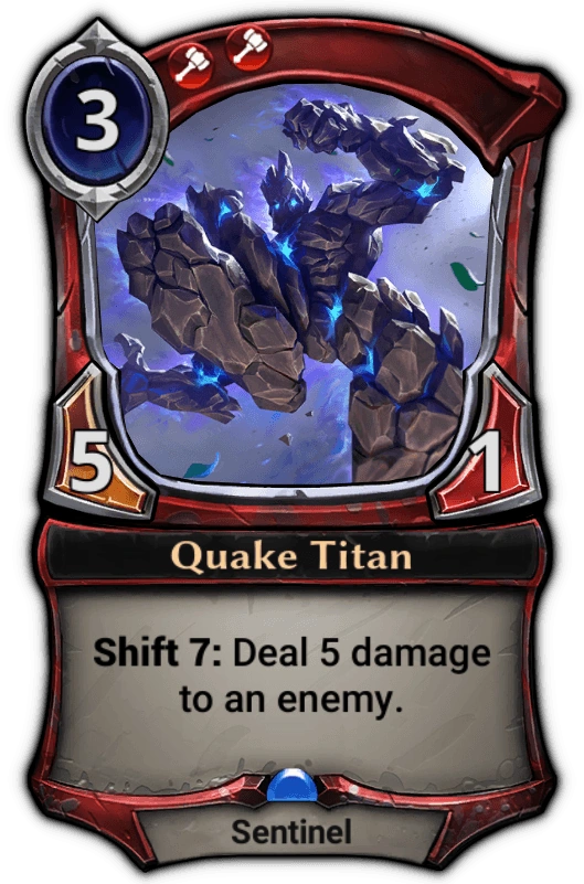Quake Titan | Eternal Card Game Wiki | Fandom