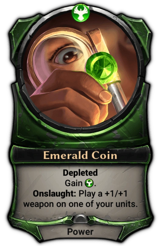 Emerald Coin | Eternal Card Game Wiki | Fandom