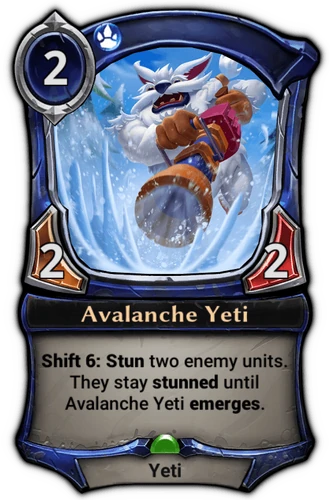 Avalanche Yeti | Eternal Card Game Wiki | Fandom