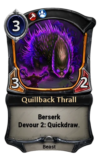 Quillback Thrall | Eternal Card Game Wiki | Fandom