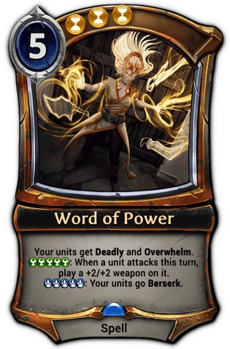Word of Power | Eternal Card Game Wiki | Fandom