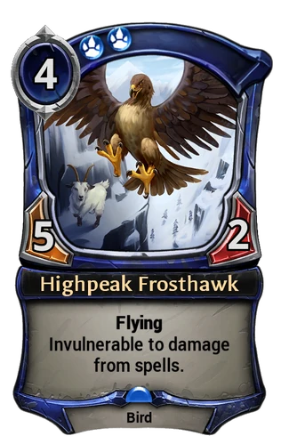 Highpeak Frosthawk | Eternal Card Game Wiki | Fandom