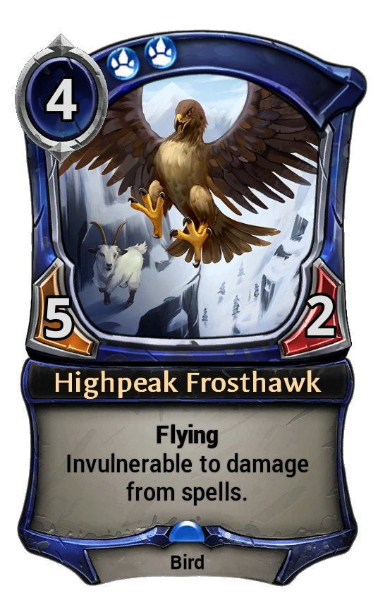 Highpeak Frosthawk | Eternal Card Game Wiki | Fandom