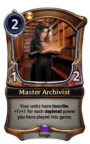 Master Archivist | Eternal Card Game Wiki | Fandom
