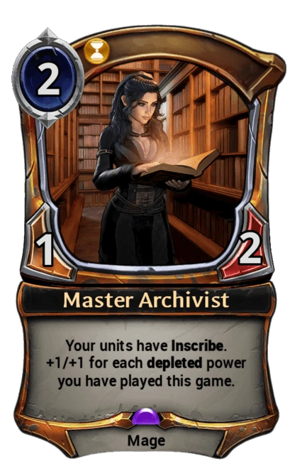 Master Archivist | Eternal Card Game Wiki | Fandom