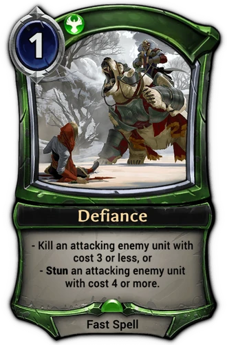 Defiance (card) | Eternal Card Game Wiki | Fandom