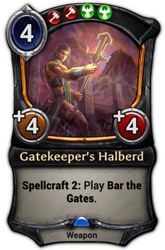Gatekeeper's Halberd | Eternal Card Game Wiki | Fandom