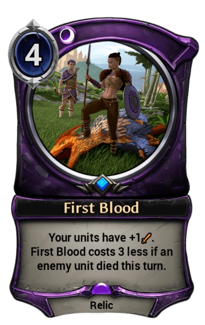 First Blood | Eternal Card Game Wiki | Fandom