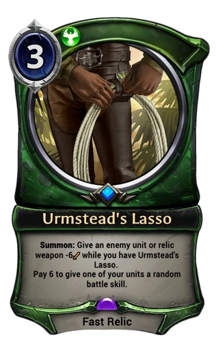 Urmstead's Lasso | Eternal Card Game Wiki | Fandom
