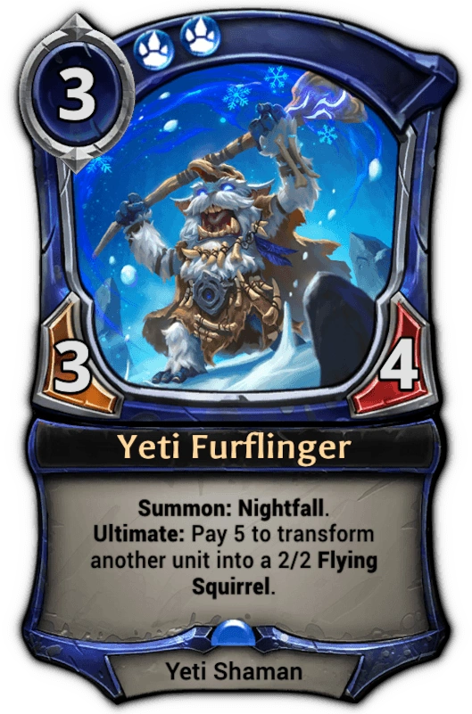 Yeti Furflinger | Eternal Card Game Wiki | Fandom