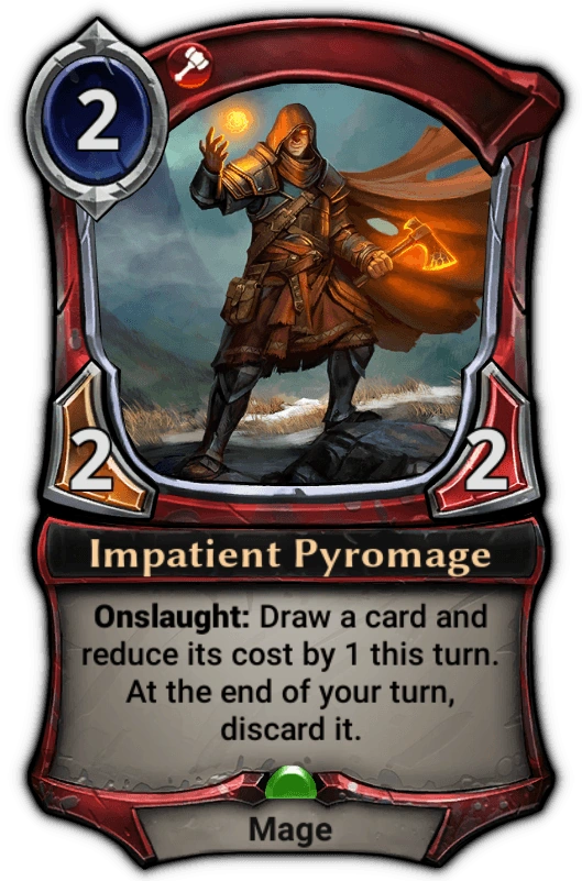 Impatient Pyromage | Eternal Card Game Wiki | Fandom
