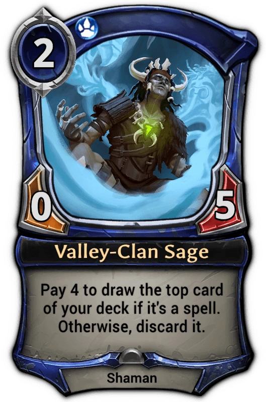 Valley-Clan Sage | Eternal Card Game Wiki | Fandom