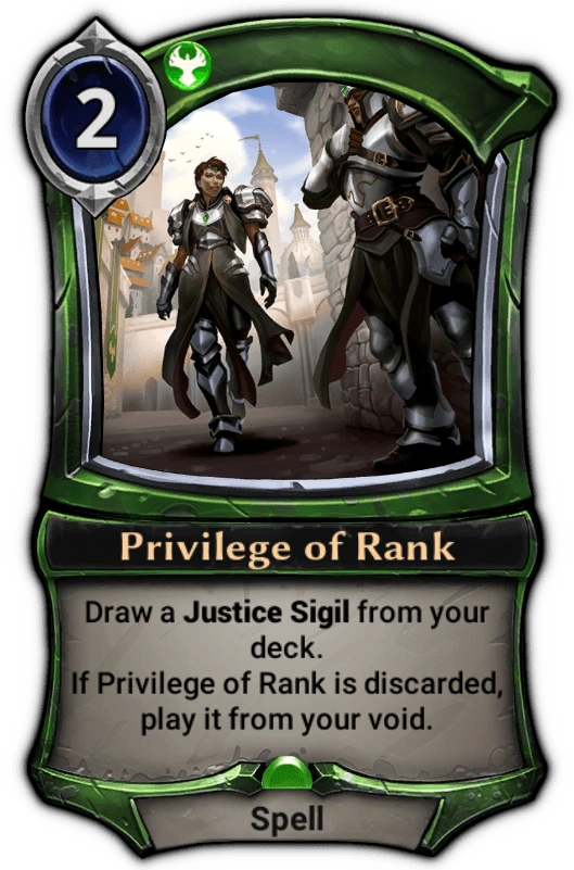 Privilege of Rank | Eternal Card Game Wiki | Fandom