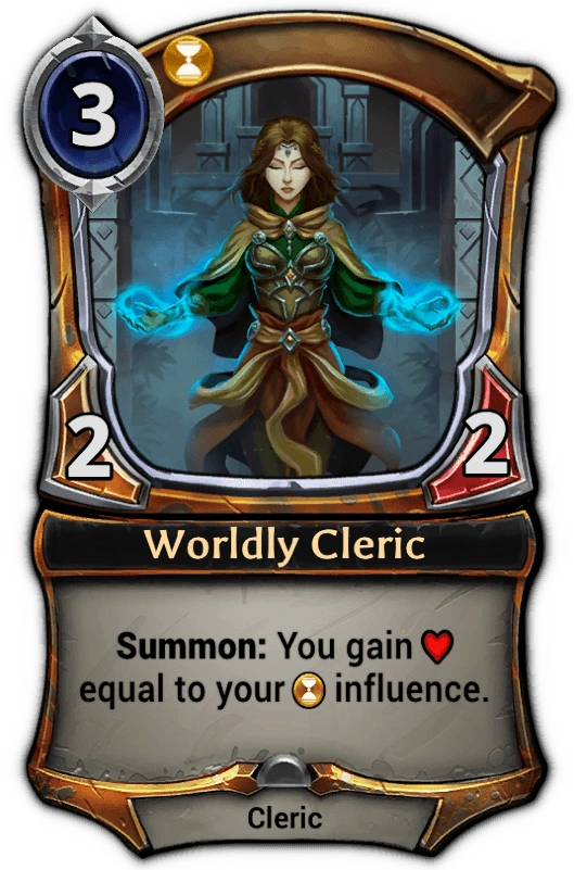 Worldly Cleric | Eternal Card Game Wiki | Fandom
