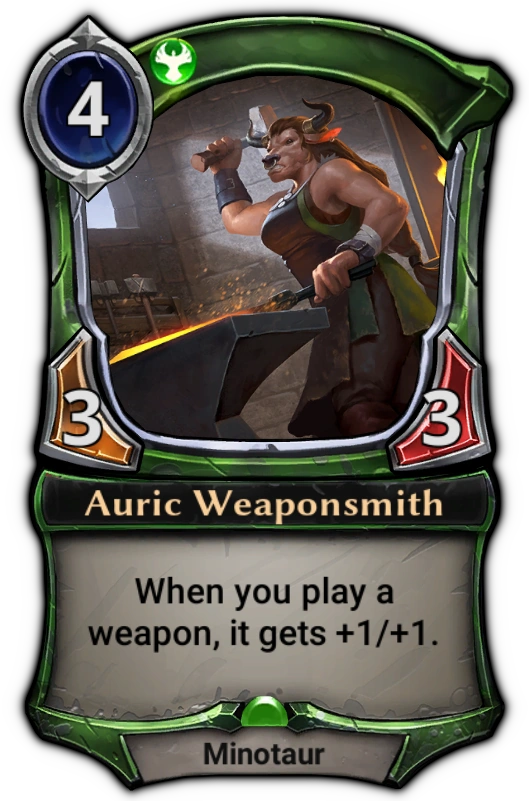 Auric Weaponsmith | Eternal Card Game Wiki | Fandom