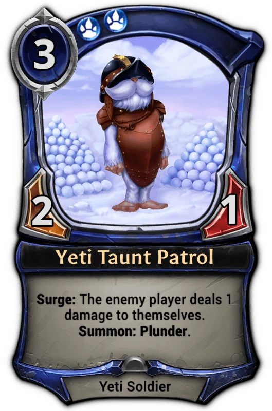 Yeti Taunt Patrol | Eternal Card Game Wiki | Fandom