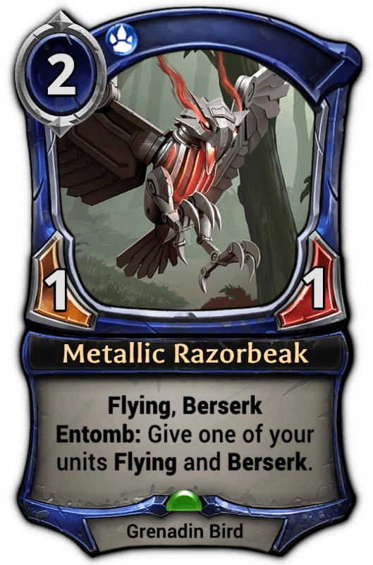 Metallic Razorbeak | Eternal Card Game Wiki | Fandom