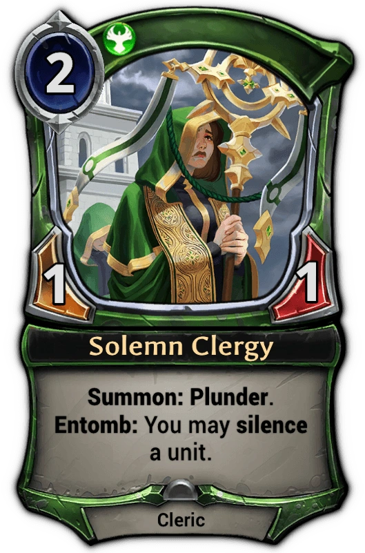 Solemn Clergy | Eternal Card Game Wiki | Fandom