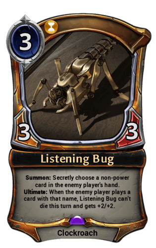 Listening Bug | Eternal Card Game Wiki | Fandom Listening Bug | Eternal Card Game Wiki | Fandom