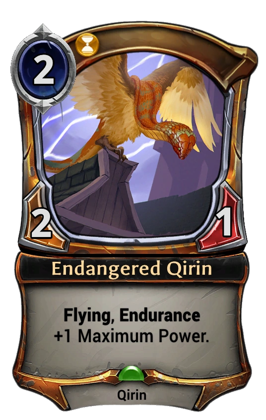 Endangered Qirin | Eternal Card Game Wiki | Fandom