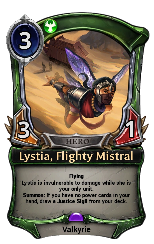 Lystia, Flighty Mistral | Eternal Card Game Wiki | Fandom