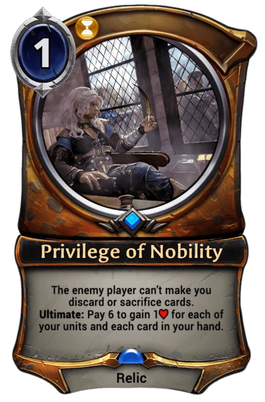 Privilege of Nobility | Eternal Card Game Wiki | Fandom