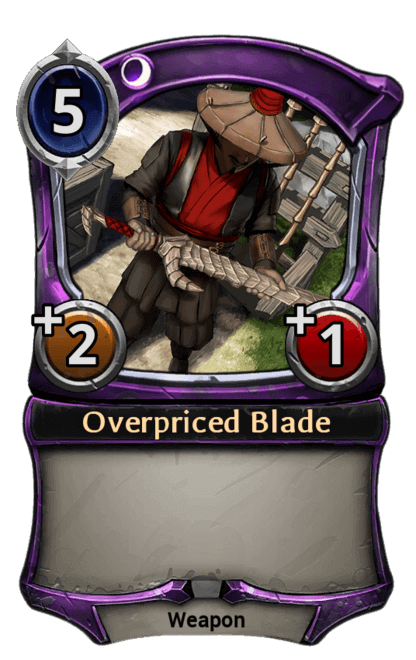 Overpriced Blade | Eternal Card Game Wiki | Fandom