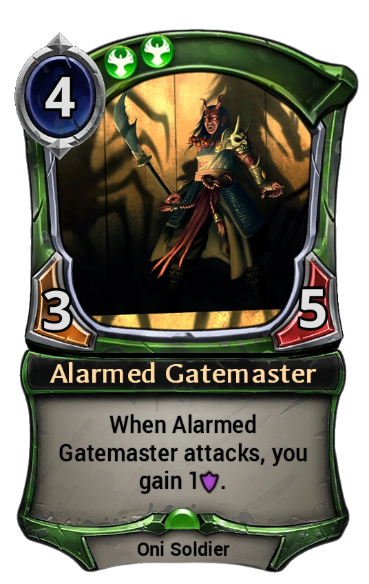 Alarmed Gatemaster | Eternal Card Game Wiki | Fandom