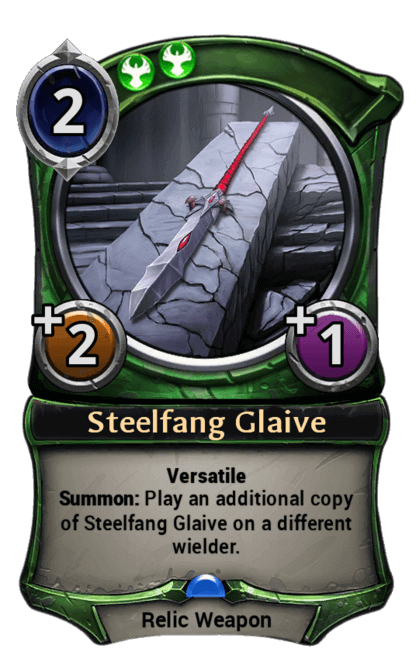 Steelfang Glaive | Eternal Card Game Wiki | Fandom