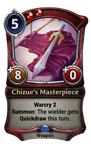Chizue's Masterpiece | Eternal Card Game Wiki | Fandom