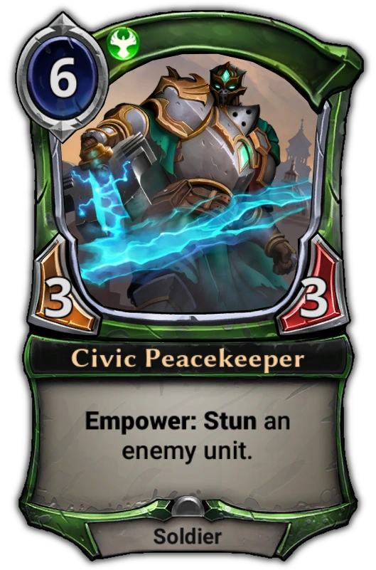 Civic Peacekeeper | Eternal Card Game Wiki | Fandom
