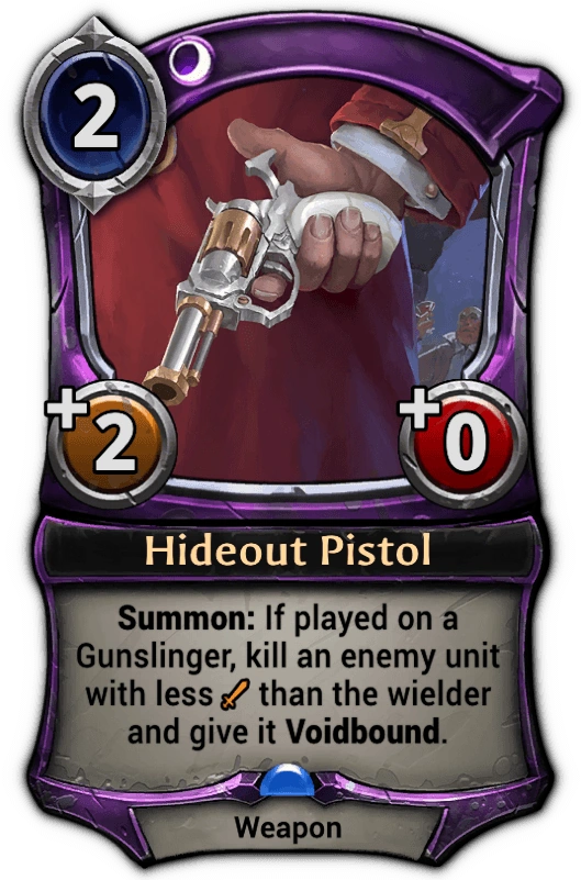 Hideout Pistol | Eternal Card Game Wiki | Fandom