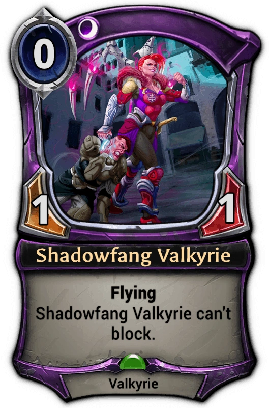Shadowfang Valkyrie | Eternal Card Game Wiki | Fandom