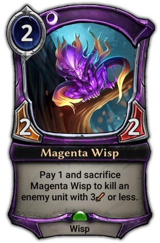 Magenta Wisp | Eternal Card Game Wiki | Fandom