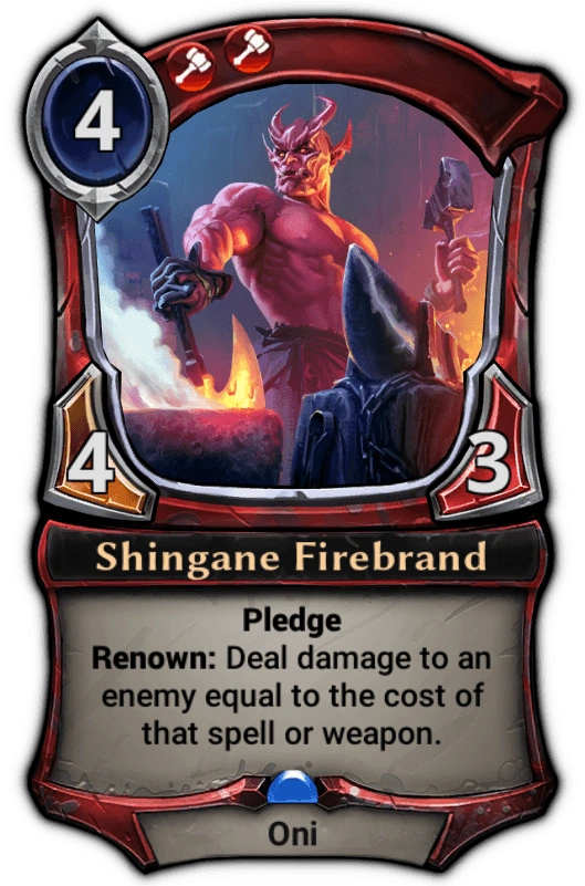 Shingane Firebrand | Eternal Card Game Wiki | Fandom