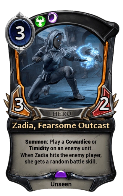 Zadia, Fearsome Outcast | Eternal Card Game Wiki | Fandom