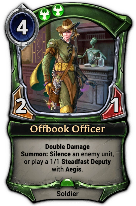 Offbook Officer | Eternal Card Game Wiki | Fandom