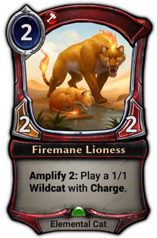Firemane Lioness | Eternal Card Game Wiki | Fandom
