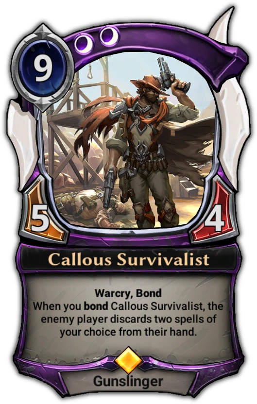 Callous Survivalist | Eternal Card Game Wiki | Fandom