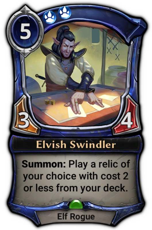 Elvish Swindler | Eternal Card Game Wiki | Fandom
