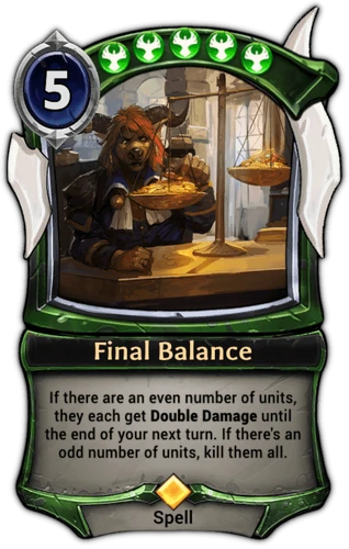 Final Balance | Eternal Card Game Wiki | Fandom