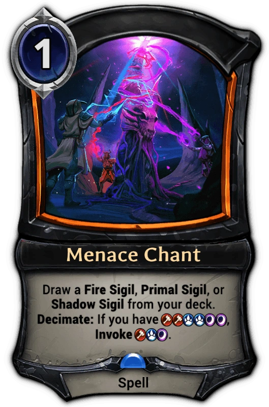Menace Chant | Eternal Card Game Wiki | Fandom