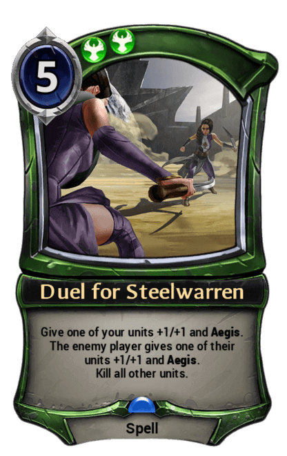 Duel for Steelwarren | Eternal Card Game Wiki | Fandom
