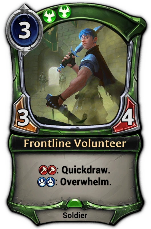 Frontline Volunteer | Eternal Card Game Wiki | Fandom