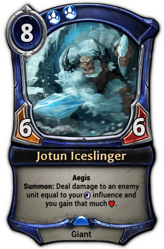 Jotun Iceslinger | Eternal Card Game Wiki | Fandom