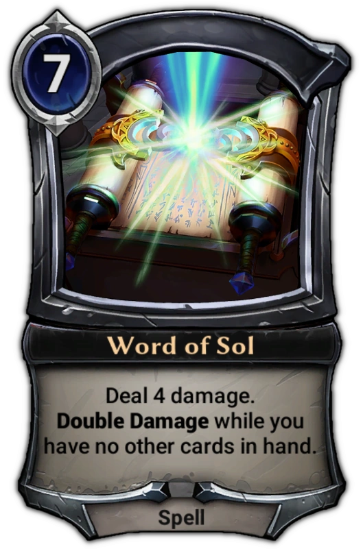 Word of Sol | Eternal Card Game Wiki | Fandom