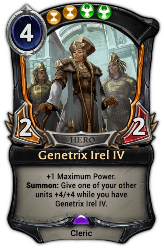Genetrix Irel IV | Eternal Card Game Wiki | Fandom