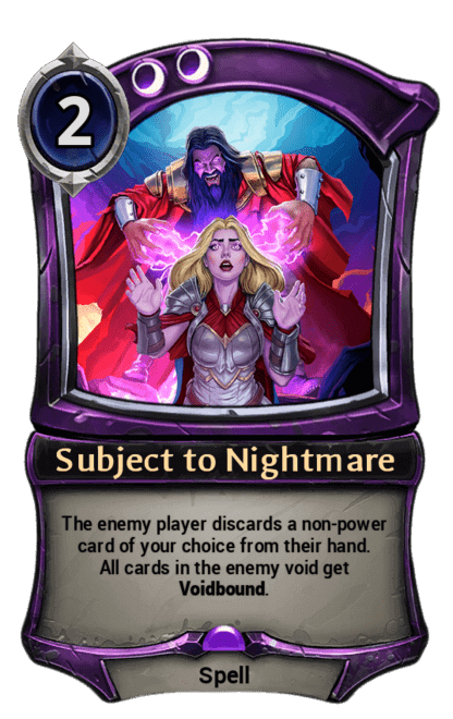 Subject to Nightmare | Eternal Card Game Wiki | Fandom