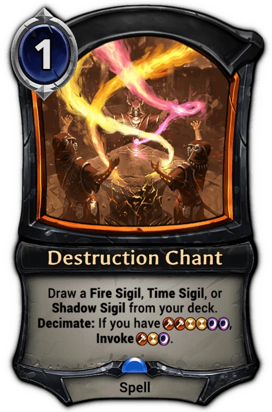 Destruction Chant | Eternal Card Game Wiki | Fandom