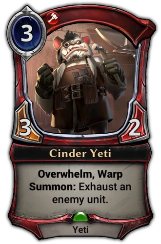 Cinder Yeti | Eternal Card Game Wiki | Fandom